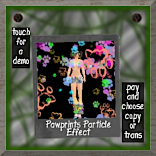 Second Life Marketplace Pawprints Particle Effect